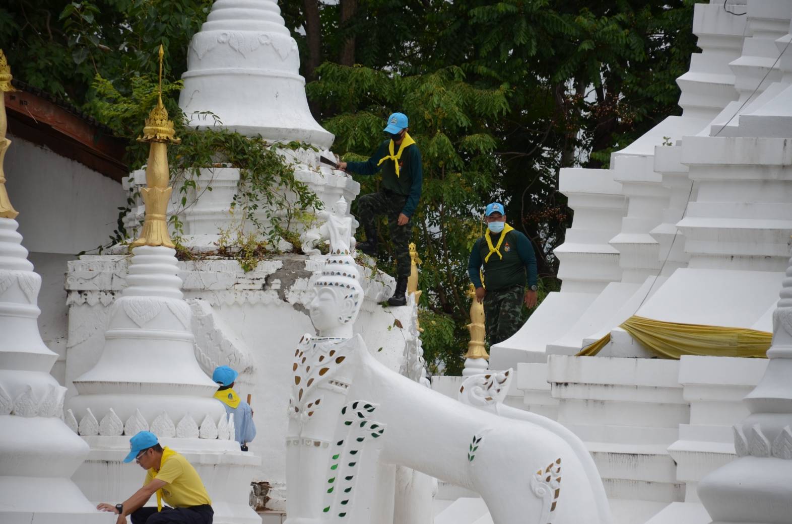 (มีคลิป) จังหวัดลำปาง จัดกิจกรรมจิตอาสาพัฒนาศาสนสถาน เนื่องในโอกาสวัน ...