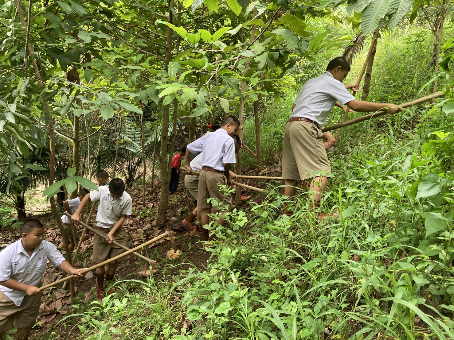 เยาวชน เอกชน ส่วนราชการ ทหาร พระสงฆ์ อำเภอไชยปราการ ร่วมพัฒนาป่าพุทธช ...