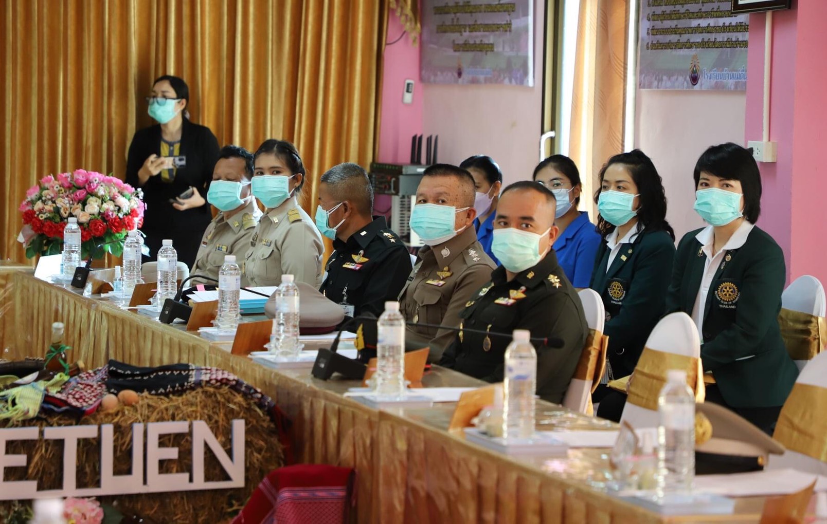 ผบ.ฉก.ทพ.35 ร่วมให้การต้อนรับ พลเรือเอก พงษ์เทพ หนูเทพ องคมนตรี ในโอกาส ...