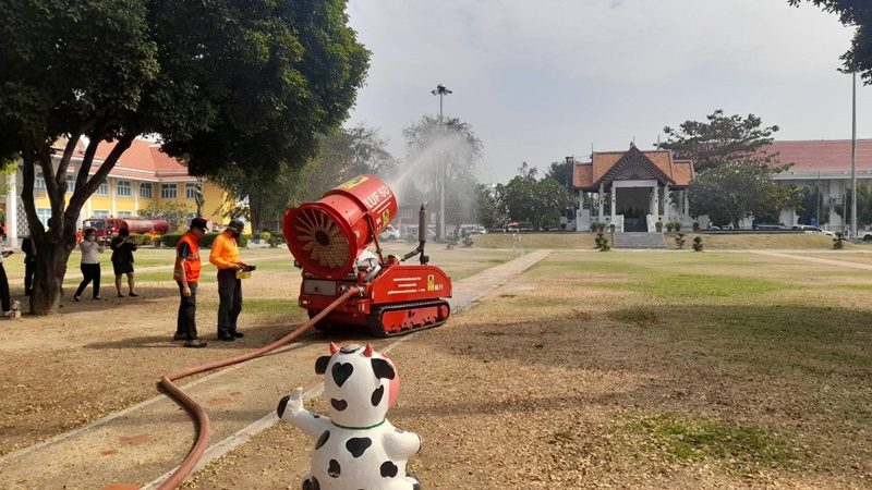 ลำปาง สร้างความชุ่มชื้นพื้นที่ Green zone Safe zone
