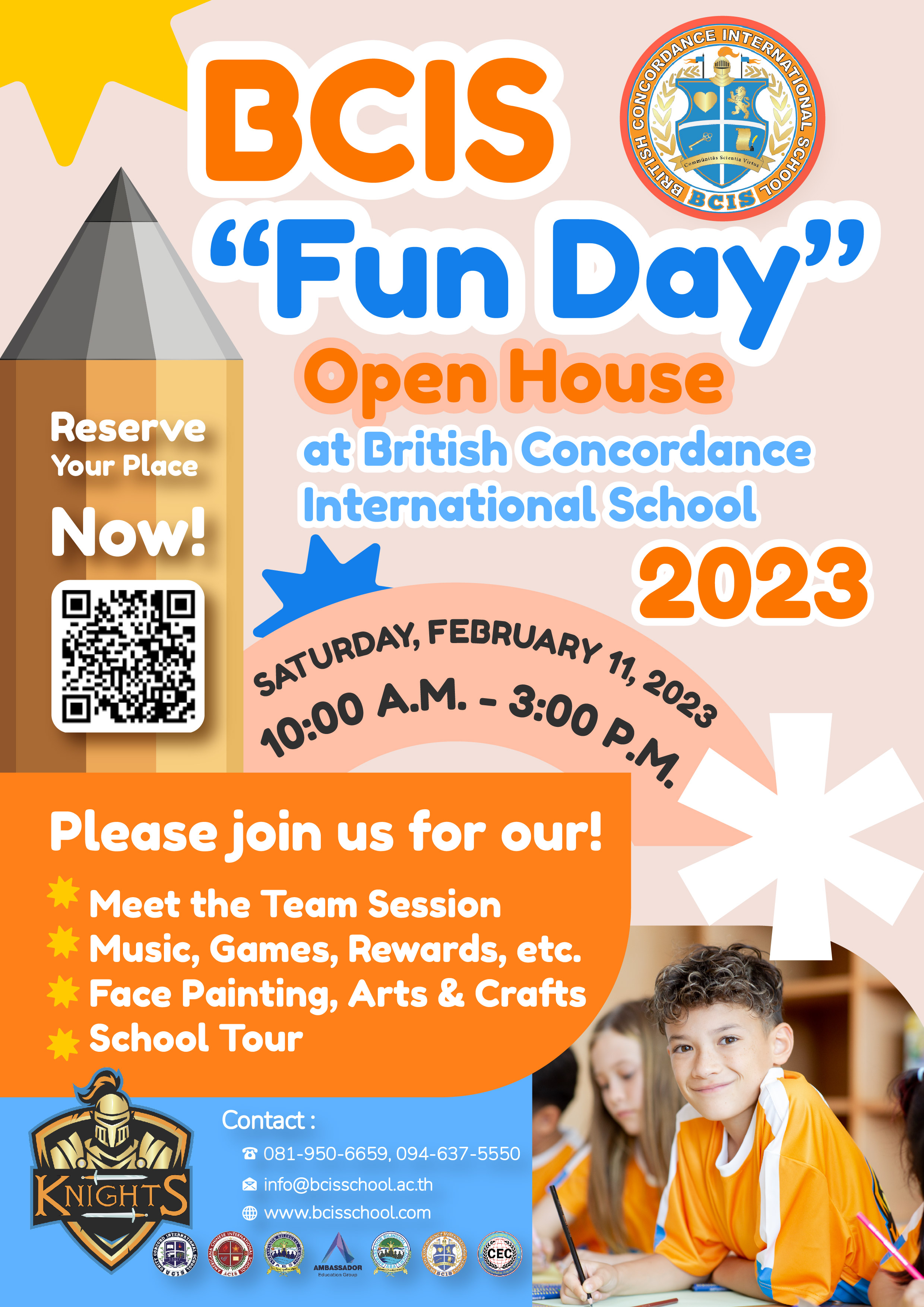 ร.ร.นานาชาติบริติชฯ ขอเชิญร่วมงาน BCIS “Fun Day” Open House
