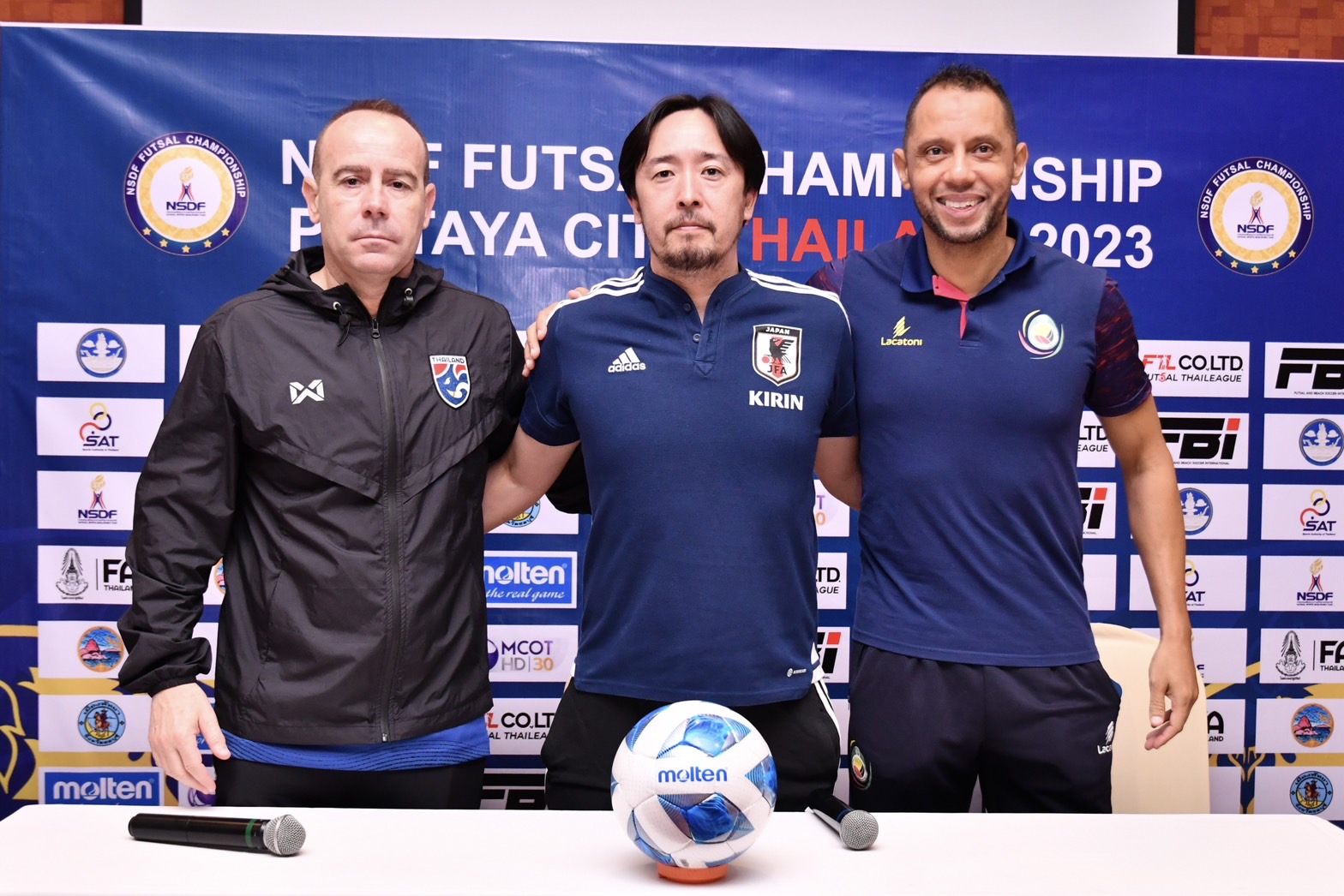 แถลงข่าวความพร้อมก่อนเกม “NSDF Futsal Championship 2023