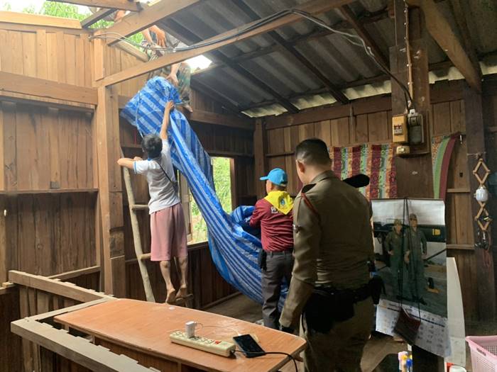 สภ.ลอง จ.เเพร่ ร่วมกิจกรรมจิตอาสาภัยพิบัติ - Chiang Mai News