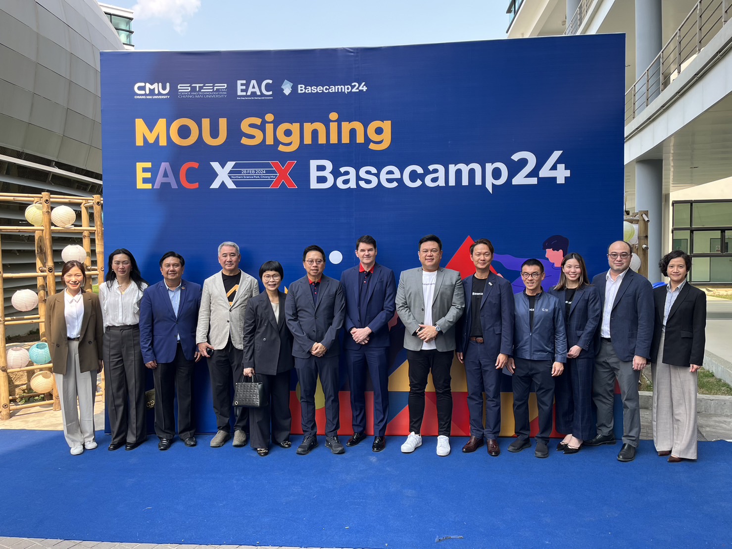 มช. จับมือกลุ่มนักลงทุนแถวหน้า EAC พร้อมลงทุนสตาร์ทอัพโปรแกรม Basecamp24