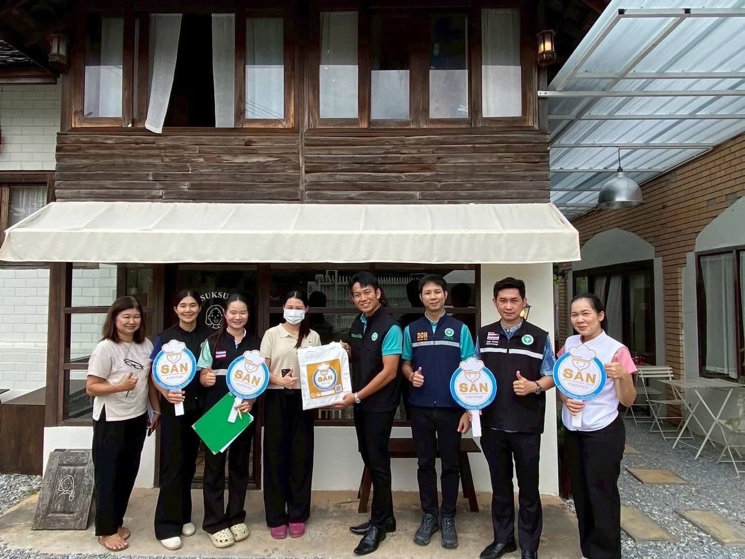 ตรวจรับรองมาตรฐานสุขาภิบาลอาหาร SAN / SAN plus “สถานที่จำหน่ายอาหาร”